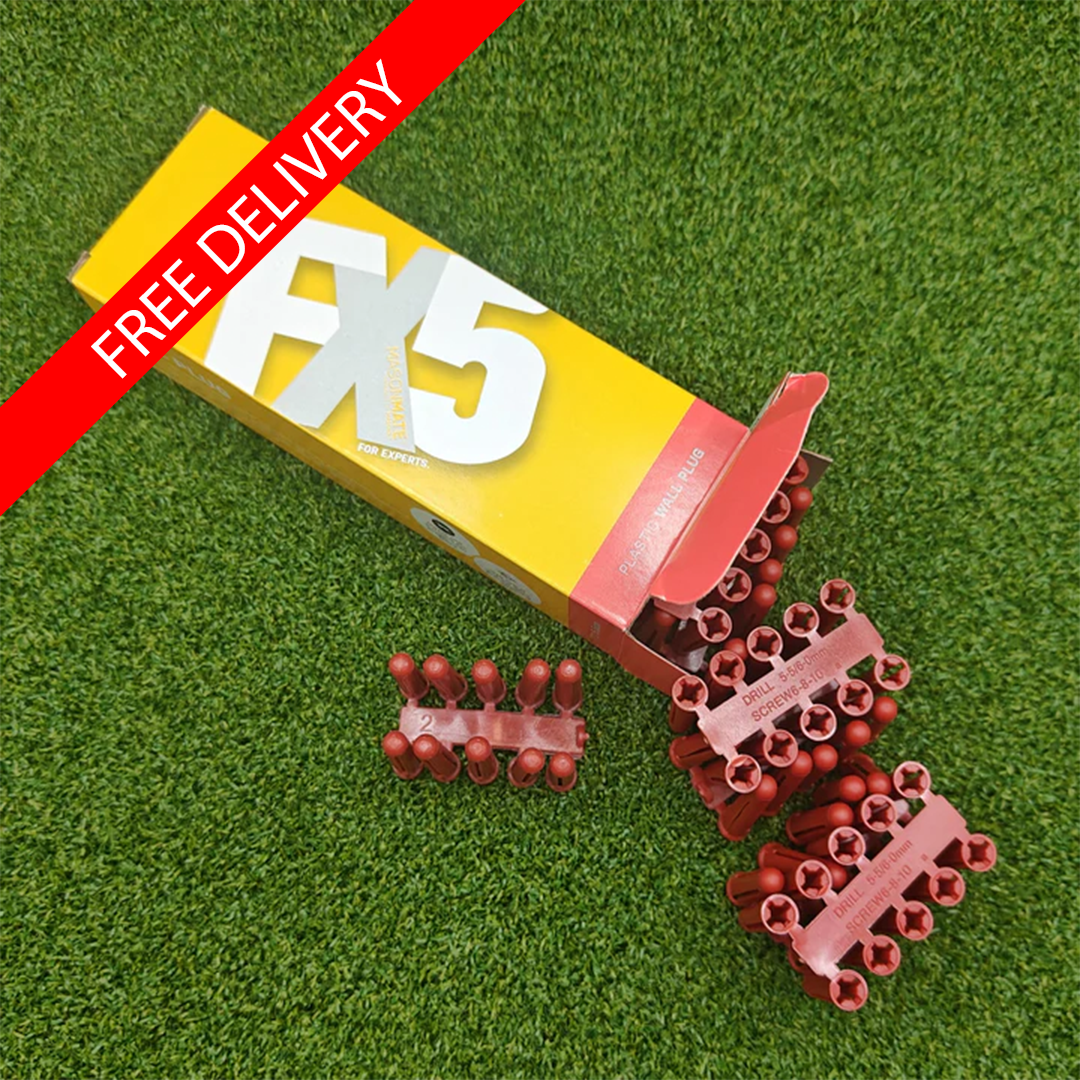 5.5mm Red Wall Plugs – Artificial Grass Central